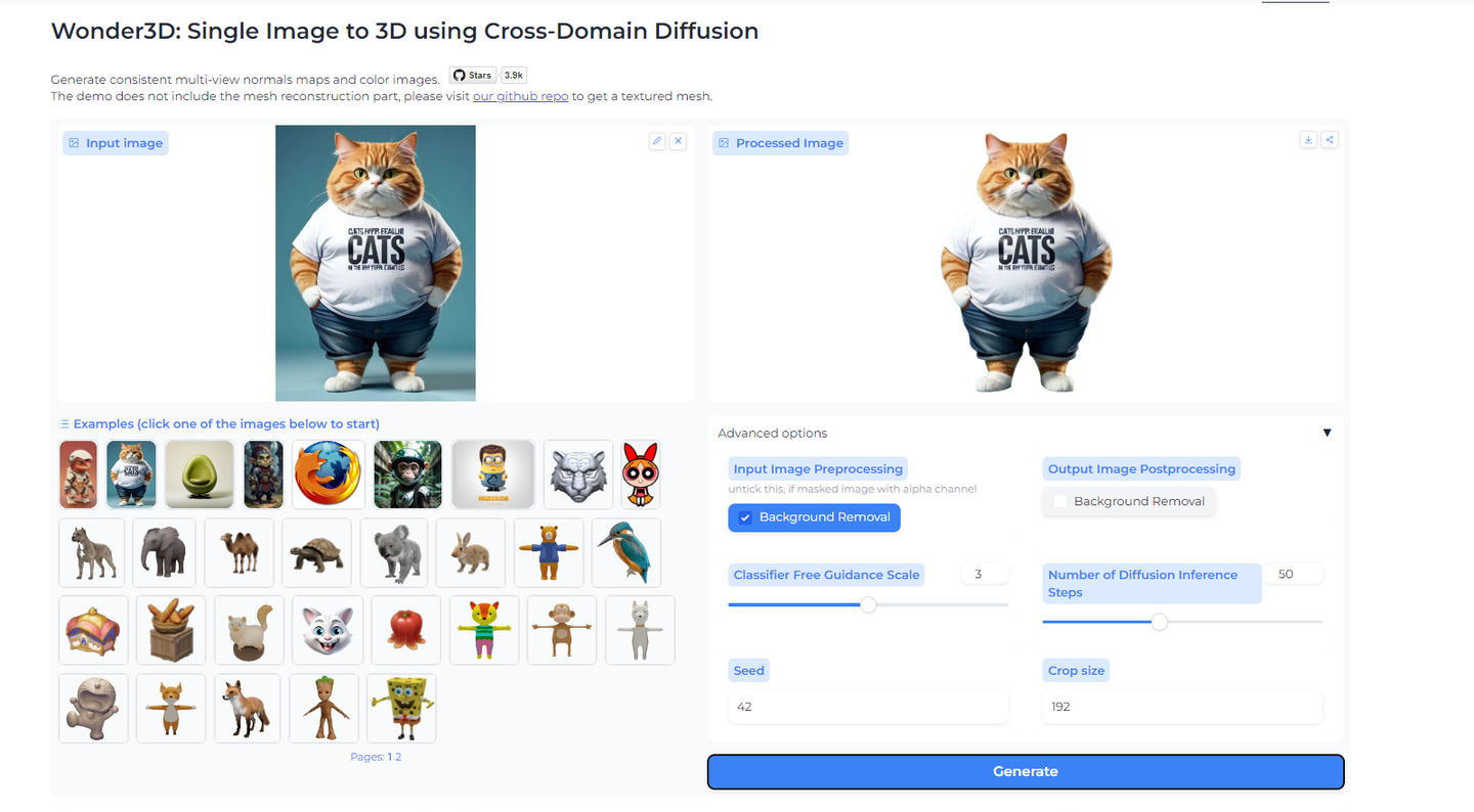 如何使用Wonder3D将图片如何转三维模型 - 知乎
