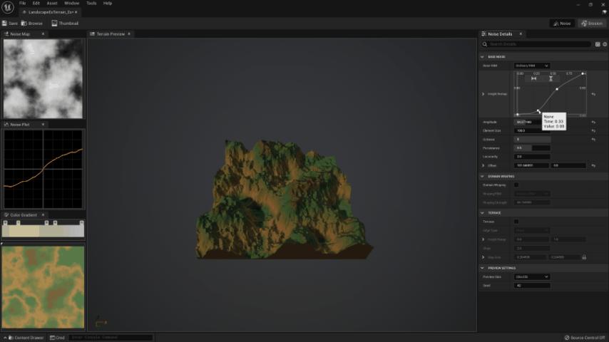 【UE5】给Landscape加一点料-地形篇（二）-地形生成 - 知乎