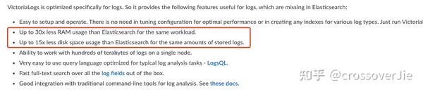 Victorialogs：一款超低占用的 Elasticsearch 替代方案 知乎