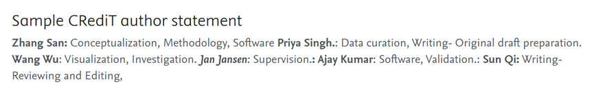 从作者到贡献者——CRediT角色分类法 - 知乎