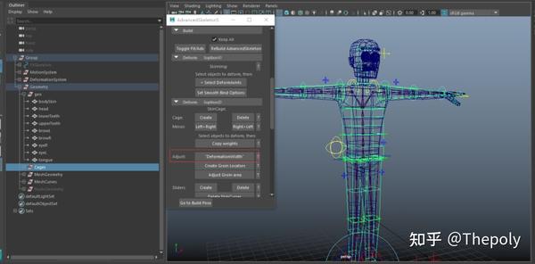 Advanced Skeleton绑定生成基础 - 知乎