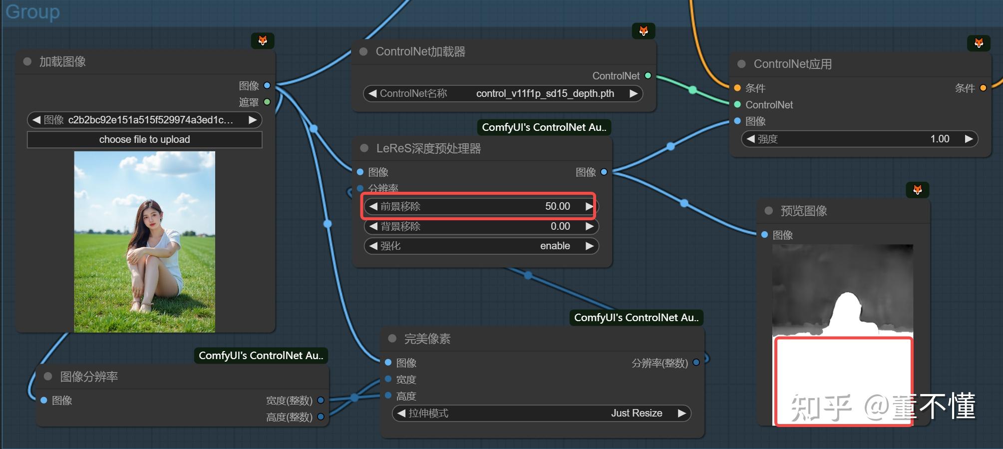 【07】ComfyUI中级 - ControlNet深度类处理器 - 知乎