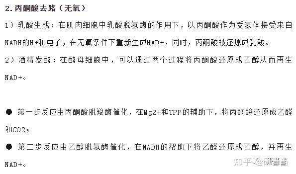 24吉林大学生物学考研 糖代谢重点总结 知乎