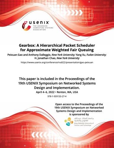 介绍 Gearbox: A Hierarchical Packet Scheduler for Approximate Weighted ...