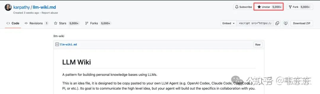 如何看待 Karpathy 基于 Obsidian 构建的 LLM WIKI 知识库方案？ - 知乎