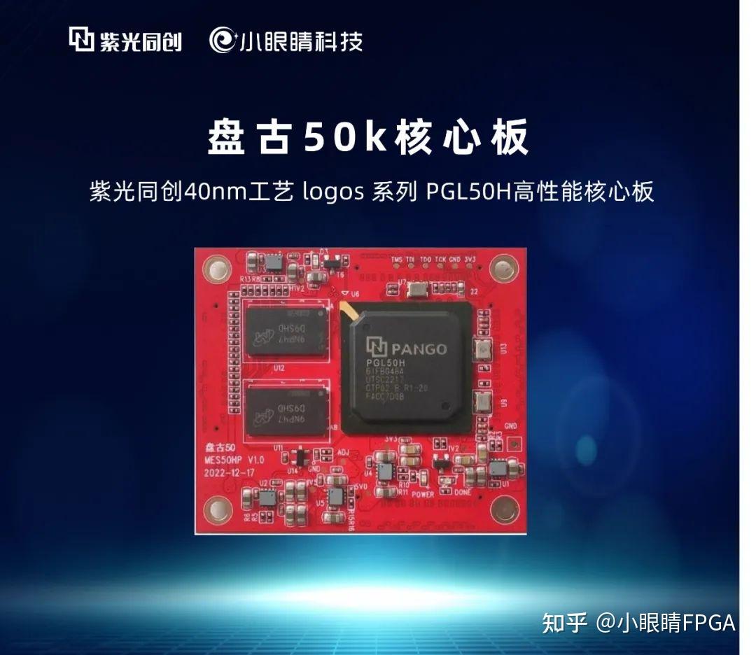 紫光同创FPGA核心板PGL50H——盘古50K核心板 - 知乎