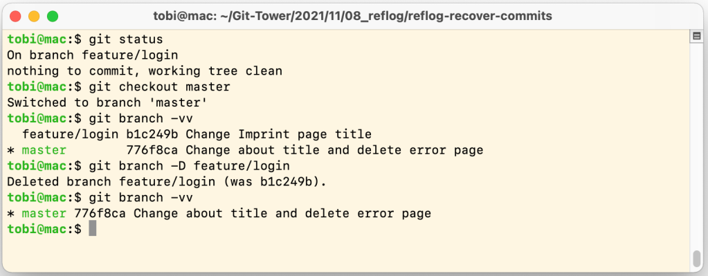 Git进阶系列 | 8. 用Reflog恢复丢失的提交 - 知乎
