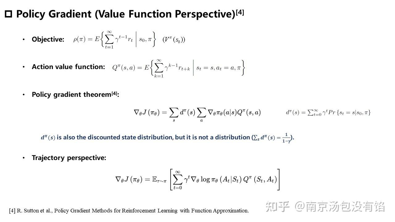 Policy Gradient & Deterministic Policy Gradient - 知乎