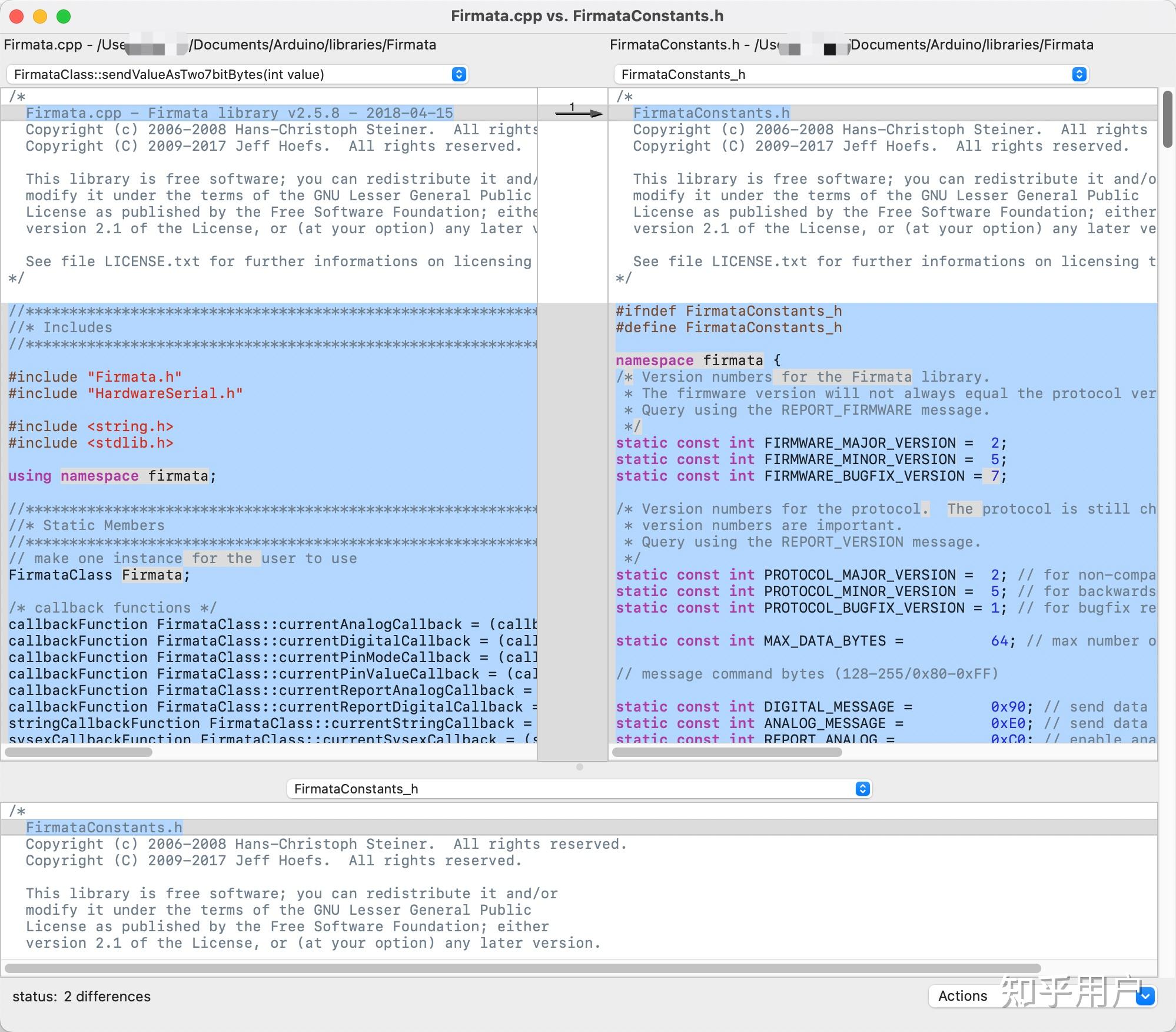 mac 上有什么好用的 diff 软件？ - 知乎
