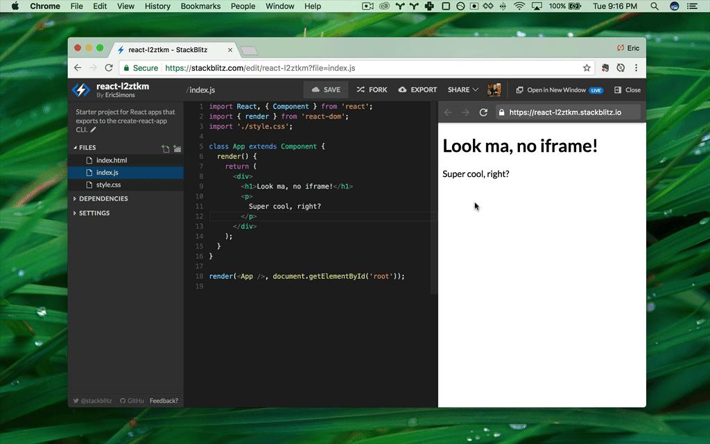 Stackblitz 针对 Web 开发者的在线 Ide 知乎