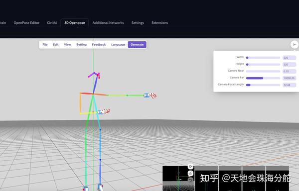 Stable Diffusion入门（六）：自定义图片姿势 | 3D OpenPose - 知乎