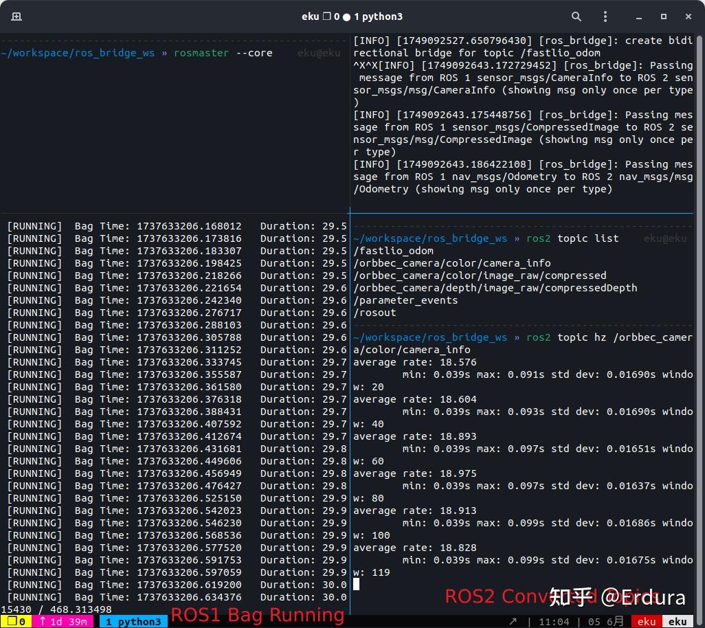 Ubuntu 22.04 环境下实现 ROS2 与 ROS1 的通信 - 知乎