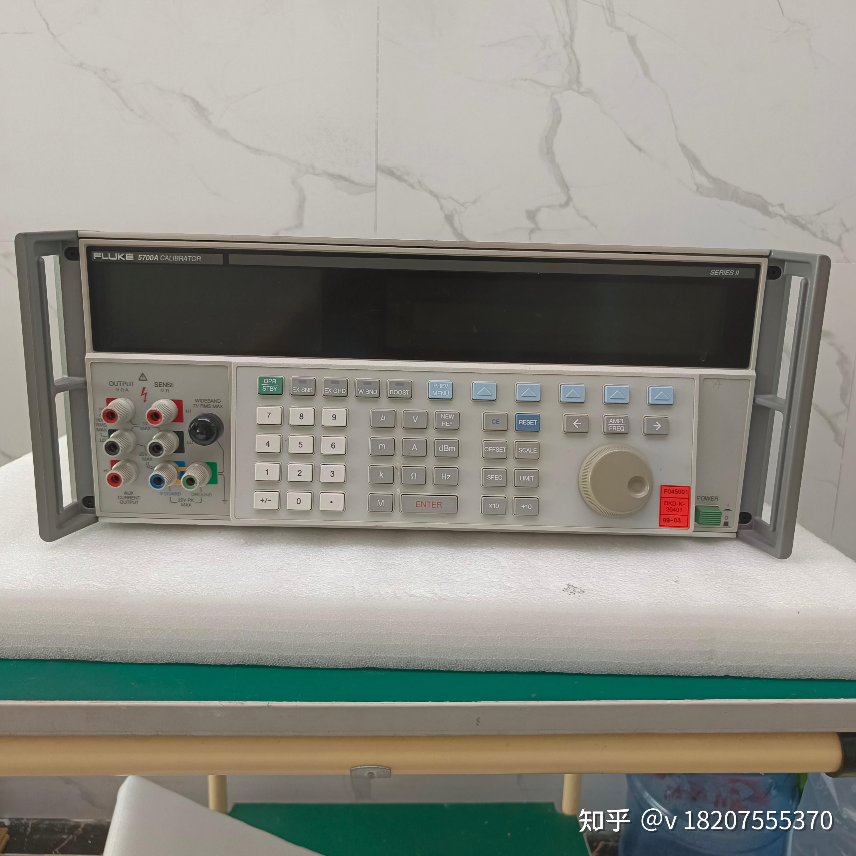 FLUKE福禄克5700A示波器校准器 - 知乎