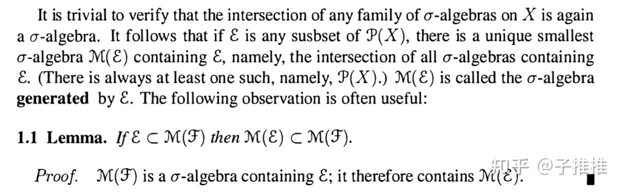实分析笔记 §1.2 测度论-sigma代数 - 知乎