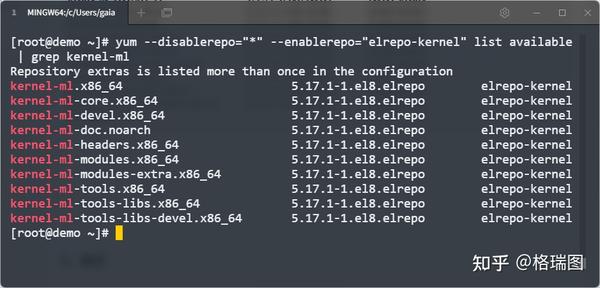 Linux 运维-0006-CentOS 8 升级内核 - 知乎