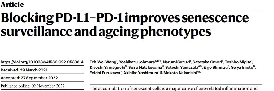 Nature | PD-L1的异质性表达在衰老相关过程中的重要作用 - 知乎