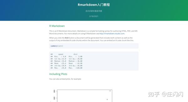 R沟通｜Rmarkdown教程（4） - 知乎