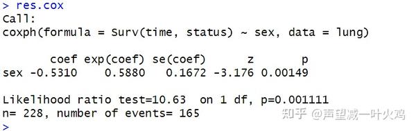 尝试复现知乎文章“单因素和多因素cox回归分析” - 知乎