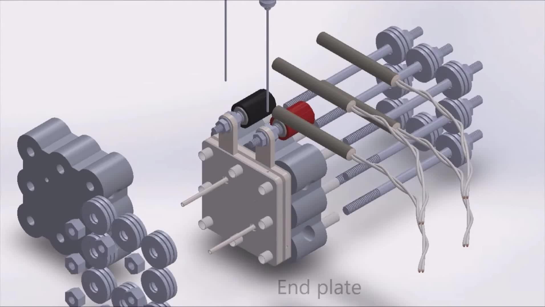 PEM电解槽内部结构3D演示 - 知乎