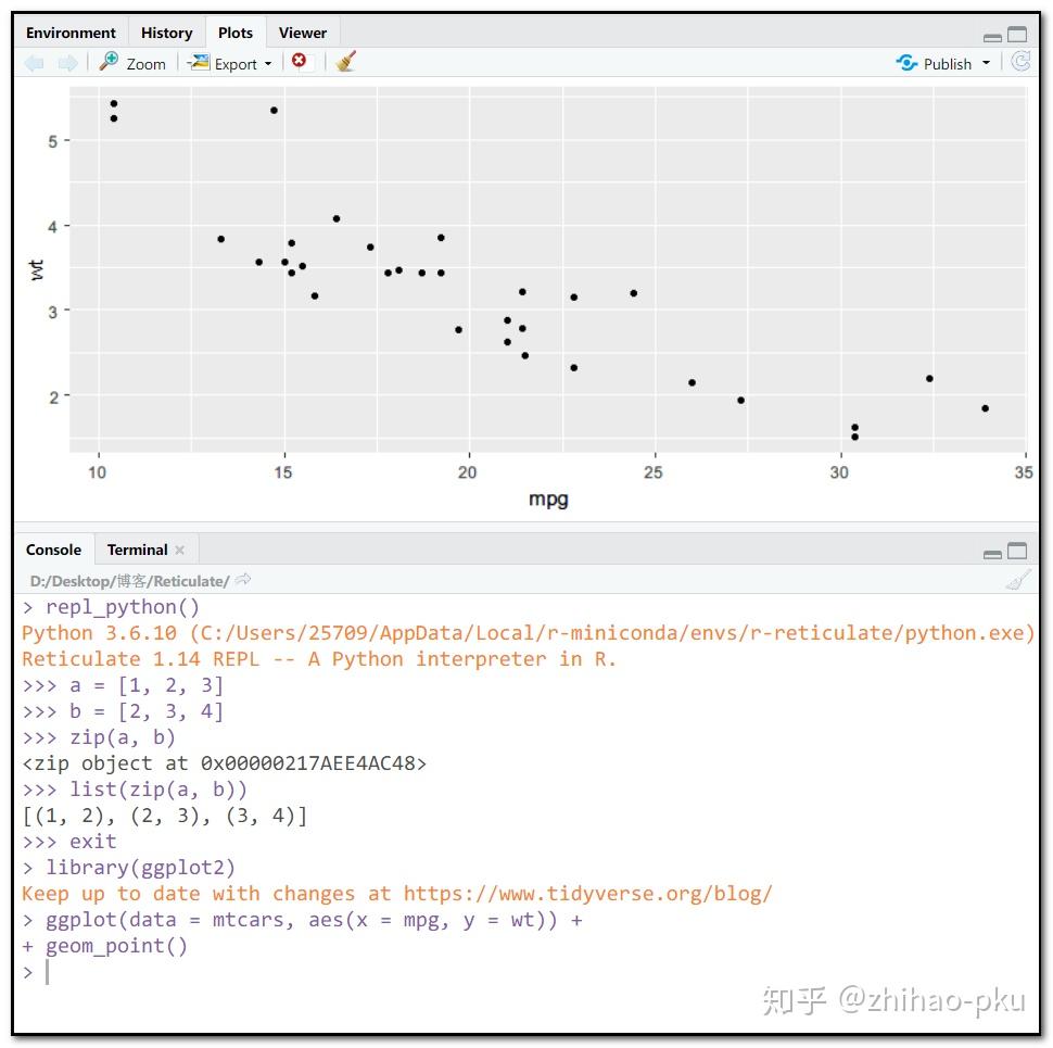 reticulate：在R中使用Python - 知乎