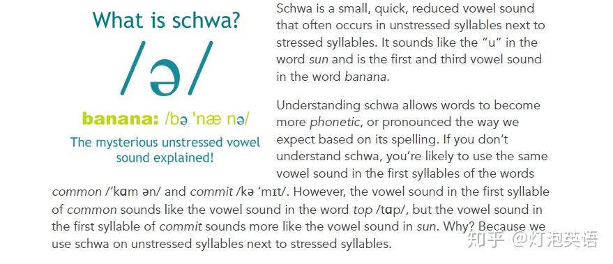 美音最大的特色元音schwa /ə/详解！ - 知乎