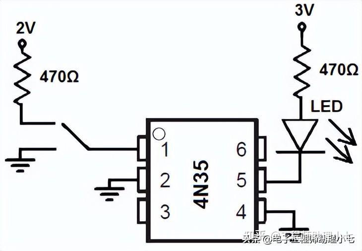 4N35功能不懂？4N35电路图+工作原理，带你搞定4N35光电耦合器 - 知乎