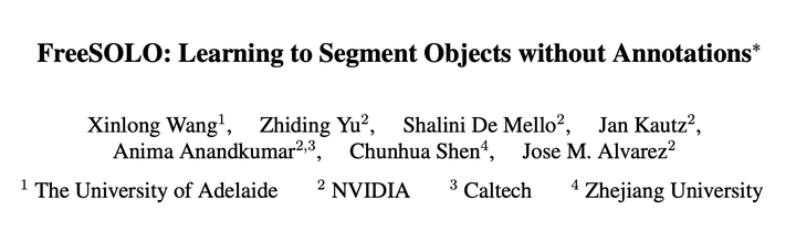 【无监督实例分割】FreeSOLO: Learning to Segment Objects without Annotations - 知乎