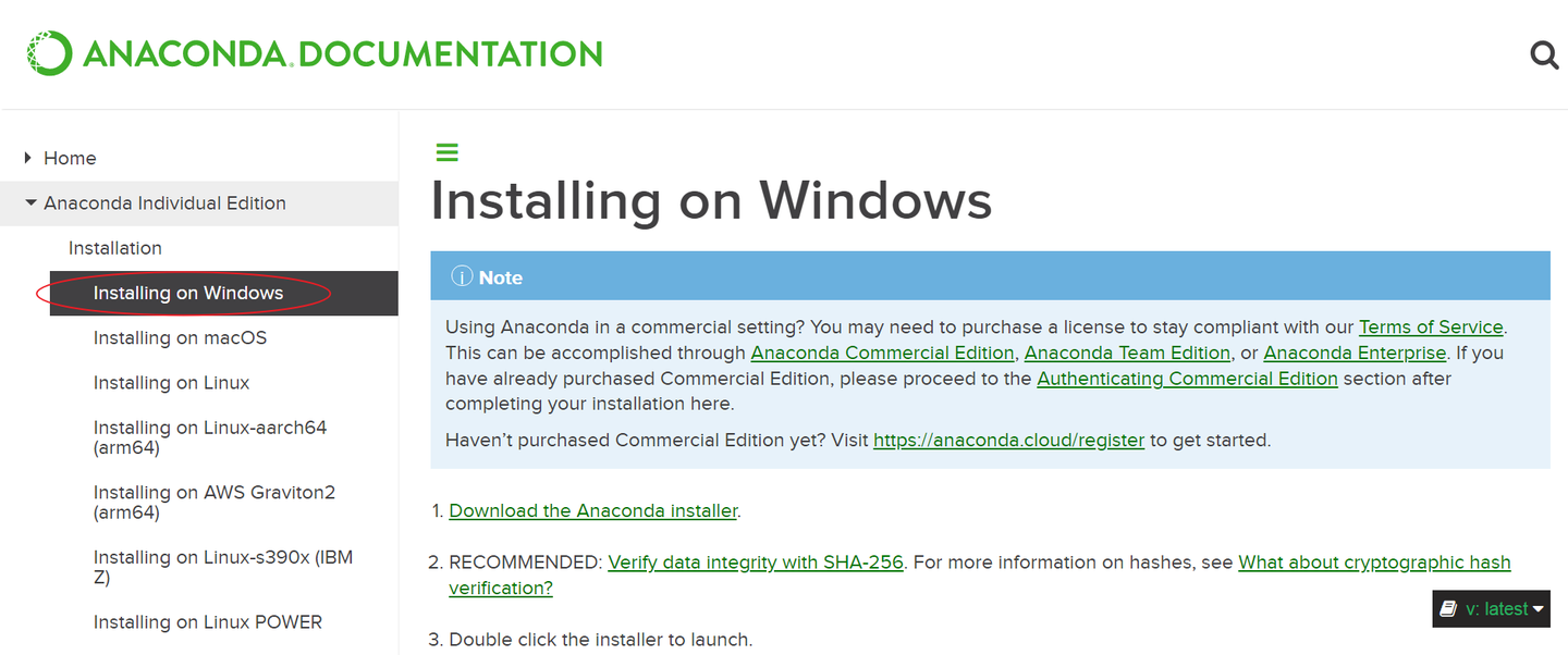Python环境部署：Anaconda & VS Code on Windows