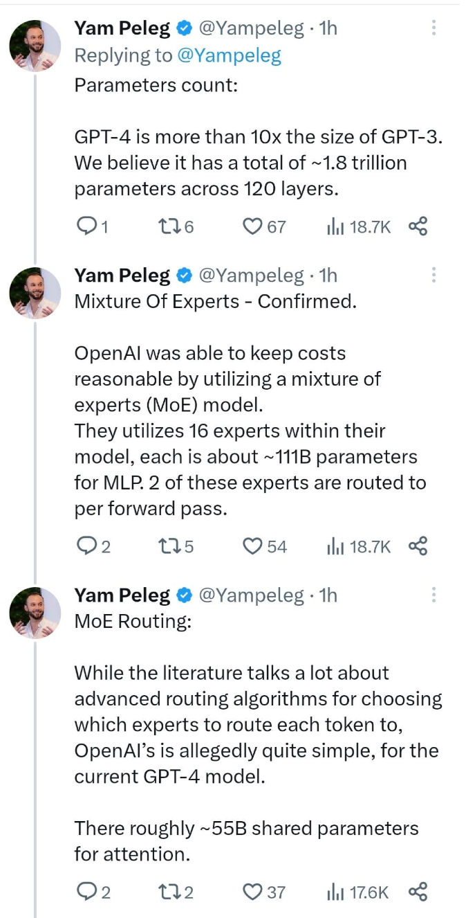 揭秘GPT-4模型架构、训练成本、数据集信息 - 知乎