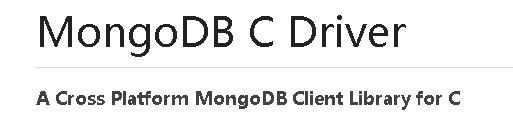 酷站推荐 - mongoc.org - MongoDB C Driver | A Cross Platform MongoDB Client Library for C - 知乎