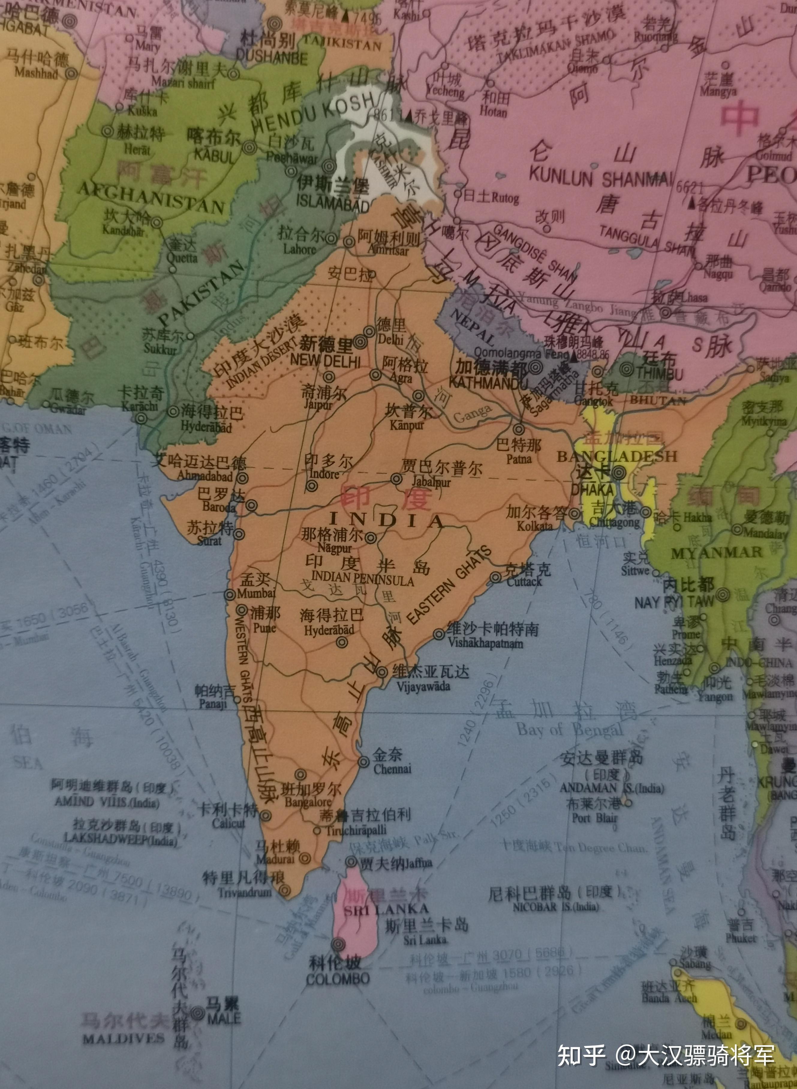 图文解读亚洲地理和区域划分（高中地理学习必备） - 知乎