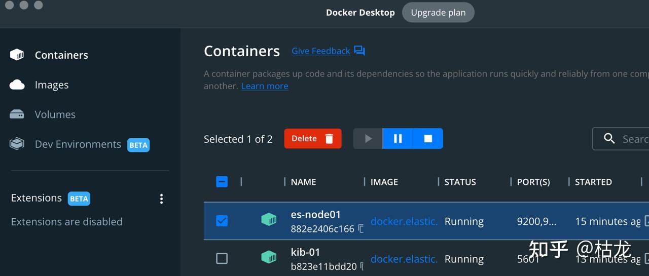 Docker安装ElasticSearch+Kibana - 知乎