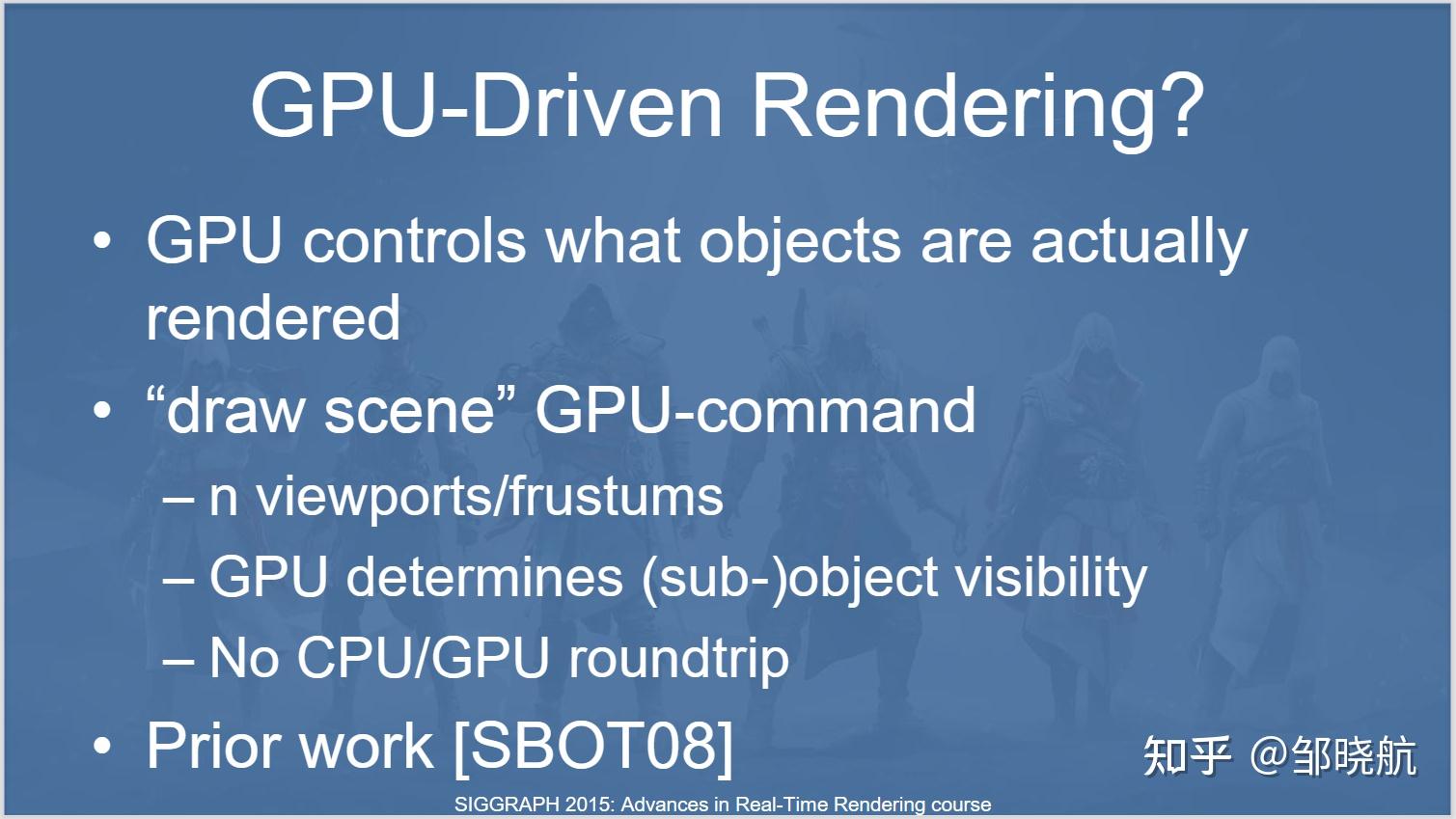 GPU-Driven Rendering Pipelines - 知乎