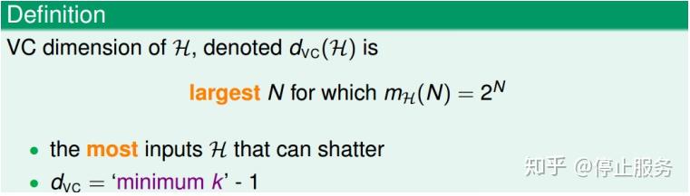 机器学习三——VC Dimension - 知乎