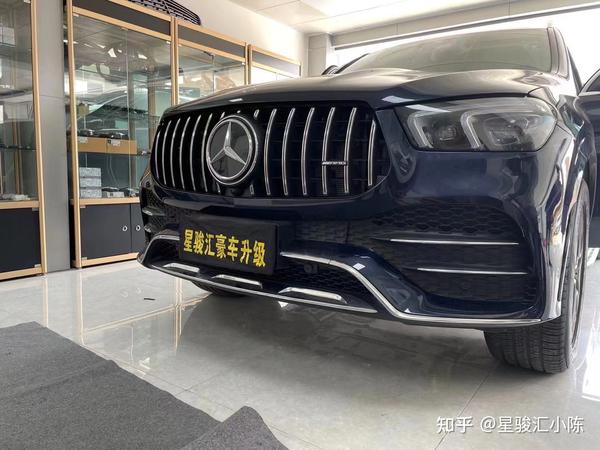 21款奔驰GLE350升级原厂AMG中网，GLE53下裙四出尾喉效果分享 - 知乎