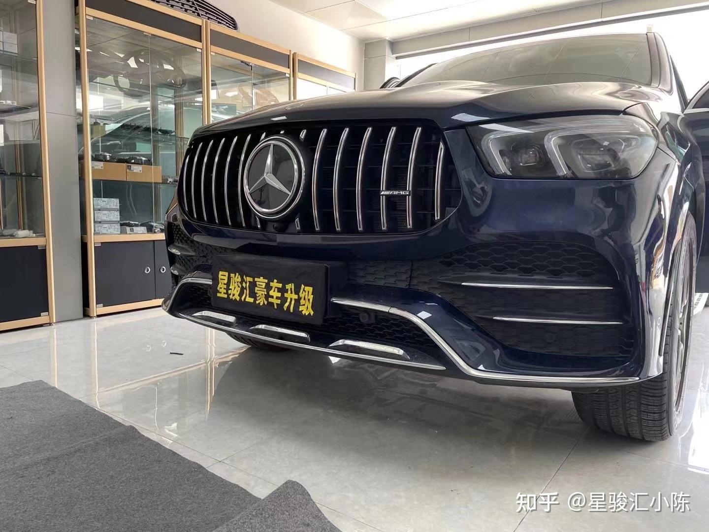 21款奔驰GLE350升级原厂AMG中网，GLE53下裙四出尾喉效果分享 - 知乎