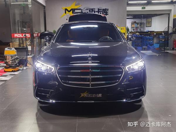 22款奔驰S400L商务版改运动前包围，前脸更具气场 - 知乎
