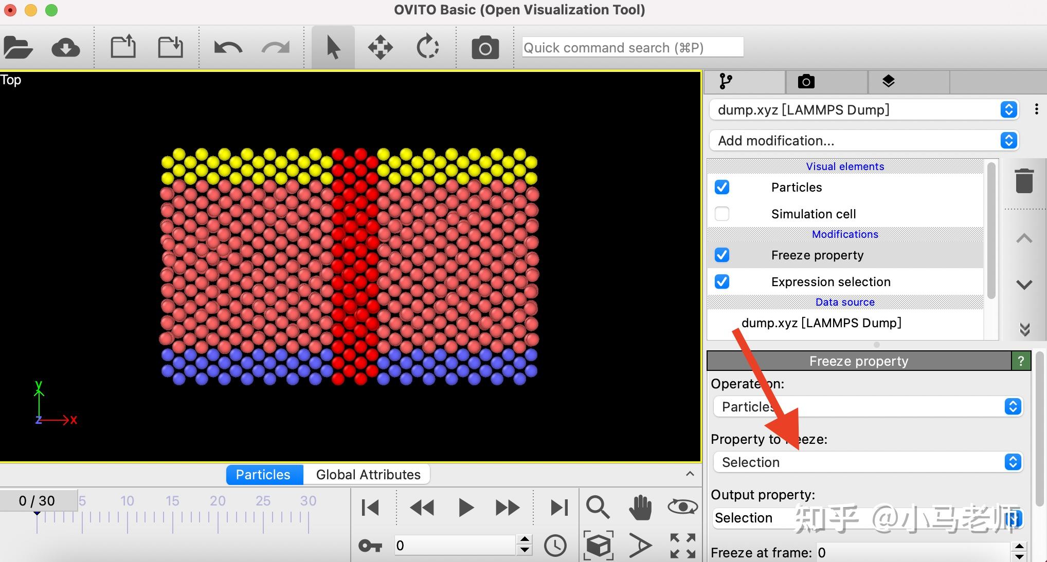 lammps基础教程：Ovito标记原子内部运动方法介绍 - 知乎