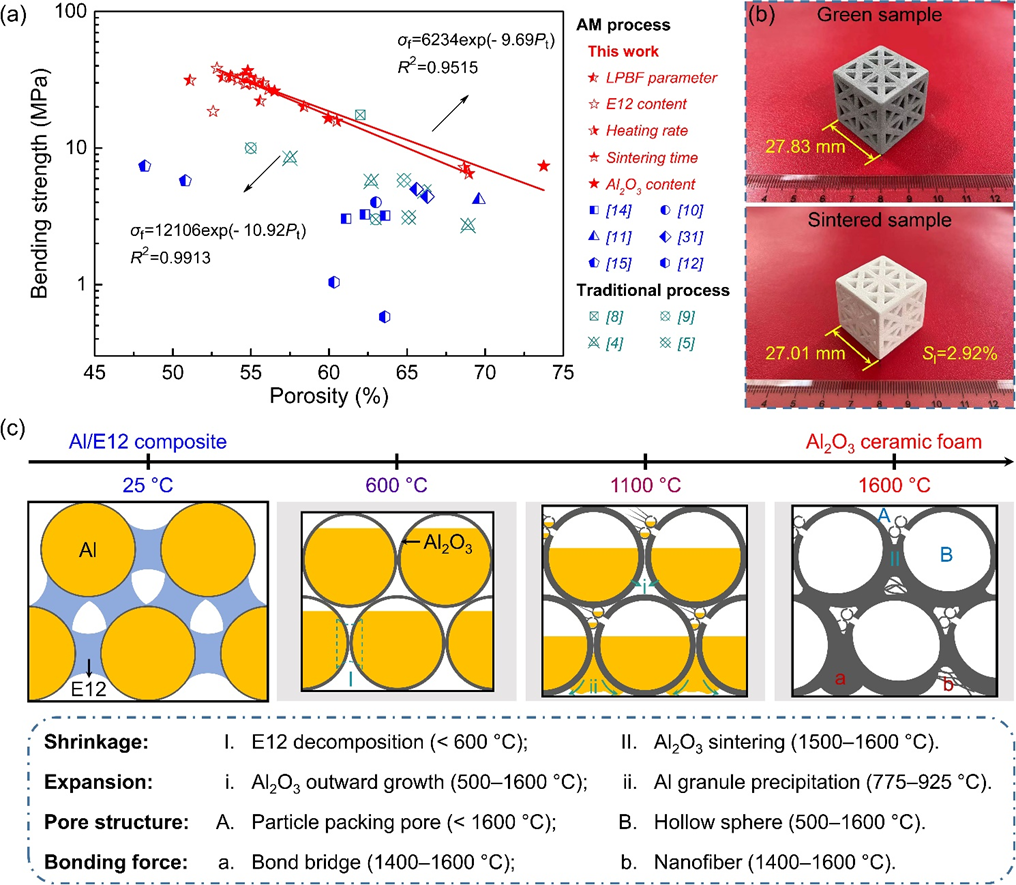 激光粉床熔融Al粉制备Al2O3泡沫的微观结构与力学性能调控 - 知乎