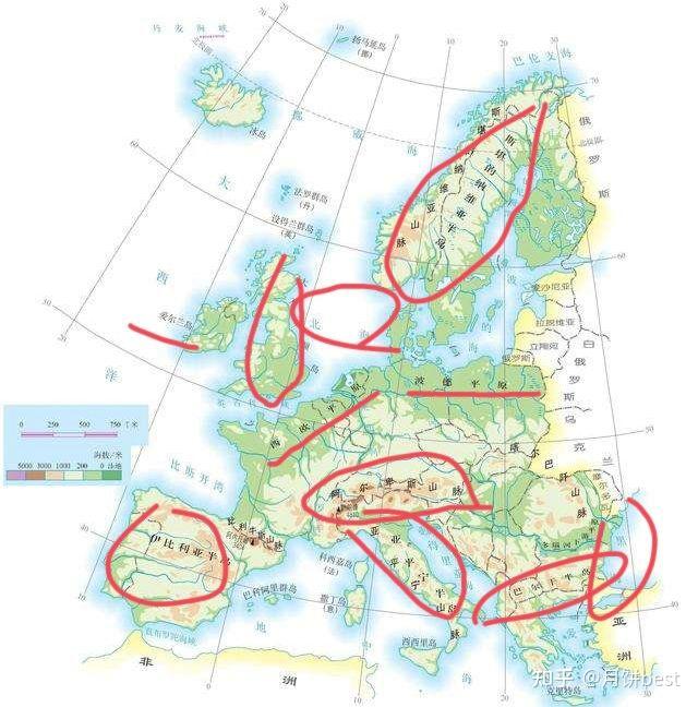 （8）（欧洲西部）初中地理七下全面知识点——七下地理是中考中很重要的！！！ - 知乎