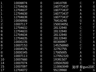 Hapmap 格式转 plink（.ped, .map）格式 - 知乎