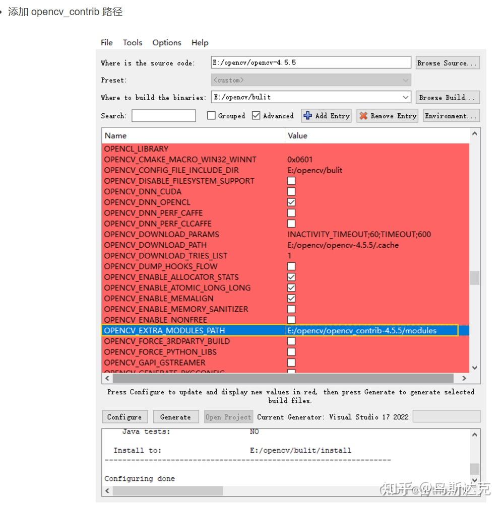 编译opencv4.7 - 知乎