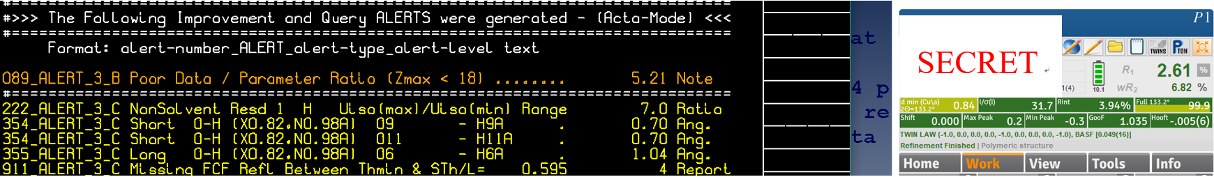 CheckCIF-B级警报PLAT089和PLAT090 - 知乎