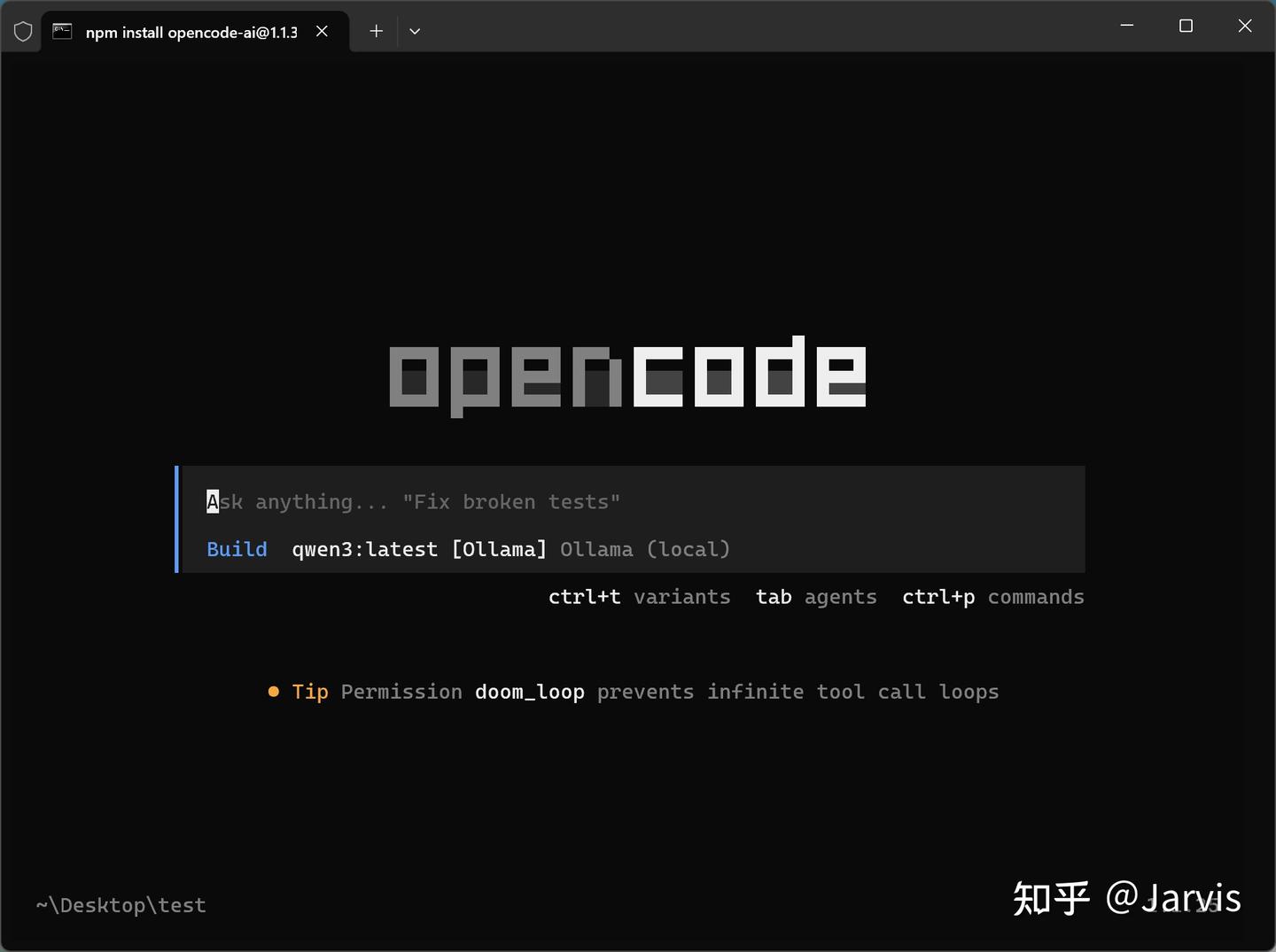 Ollama雄起！一个命令运行CC、codex、opencode - 知乎