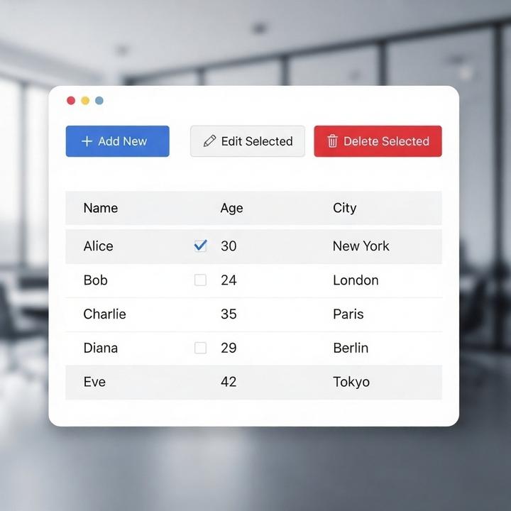 NiceGUI 轻松实现两种高级表格 CRUD 方案：弹窗 VS. 内联编辑（下方完整代码） - 知乎