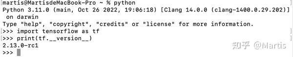 2023 MAC OS（M1 Pro）安装Tensorflow最简单方法 - 知乎