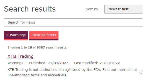 英国FCA：警惕XTB经纪商的克隆平台 - 知乎