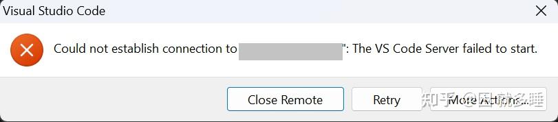[vscode-server v1.86] 报错Waiting for server log... - 知乎