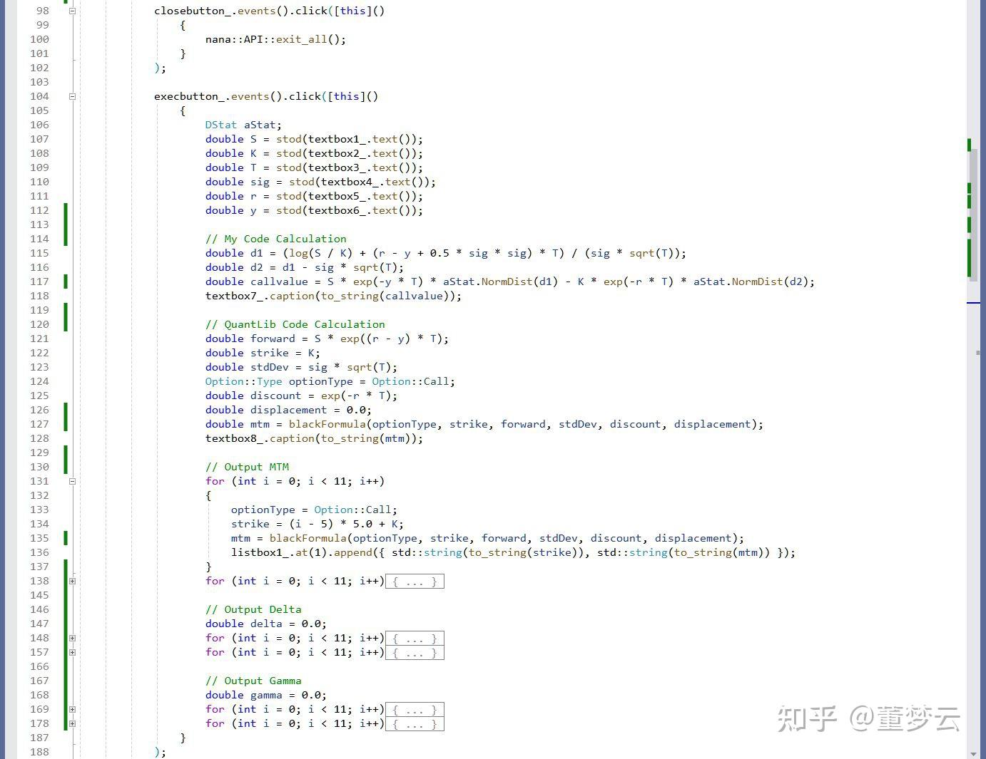 九十六、QuantLib C++扩充使用(3)：使用开源项目Nana进行GUI的输出入 - 知乎