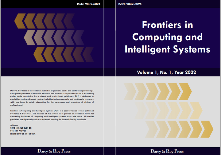 Frontiers in Computing and Intelligent Systems（FCIS---月底结束一期） 计算和智能系统前沿 ...